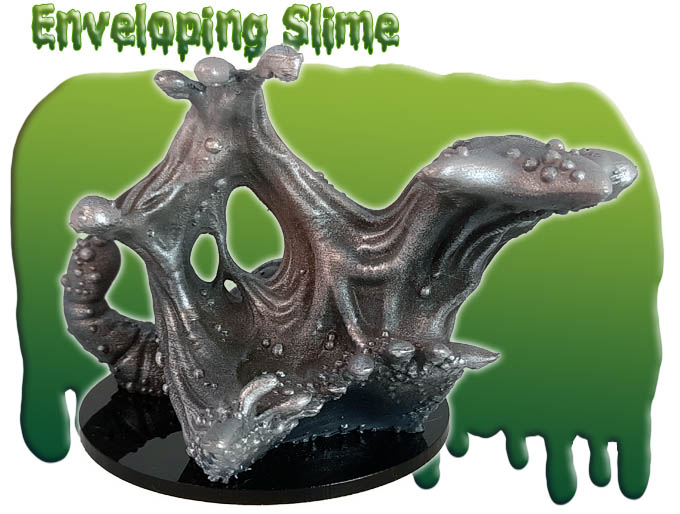 Enveloping Slime - Resin Printed - Dark Platypus